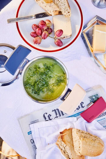 Evolution Set 2 afneembare zijgrepen beige – Beka Cookware